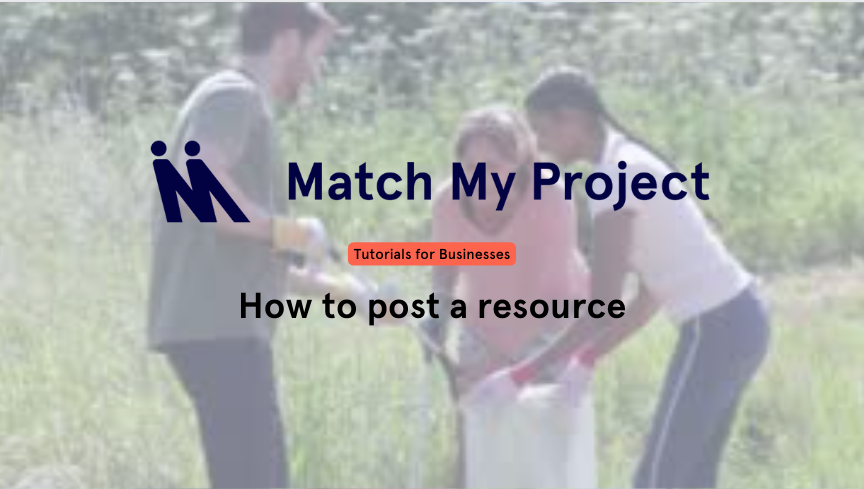 Match My Project and the National TOMs - Journal